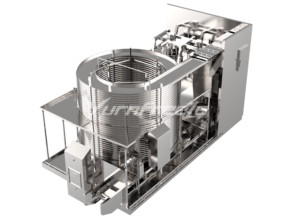 Self stacking Spiral Freezer–IQF - Yurnfreeze